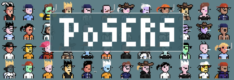 Pos 이더리움의 최초 PFP nft 프로젝트, posersnft.