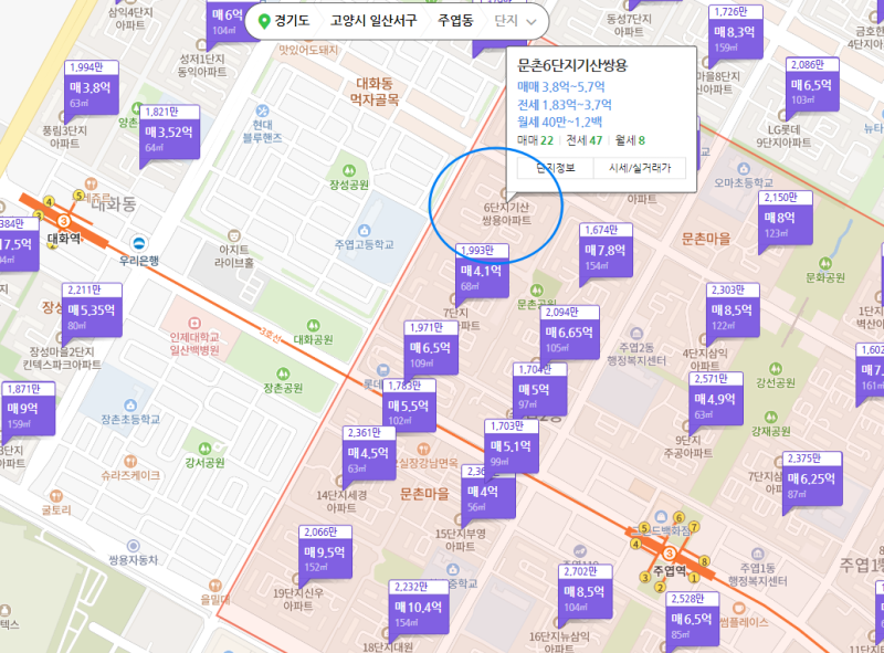 경매로 나온 일산 주엽동 문촌마을 기산쌍용 단지내상가를 사도 될까요