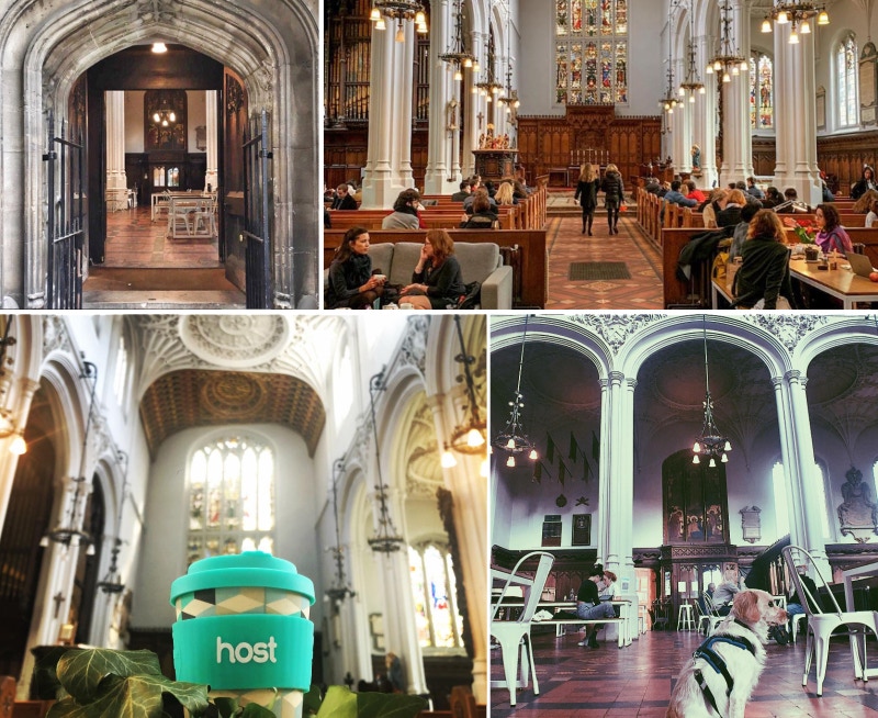 십자가 달린 카페 - Host Café