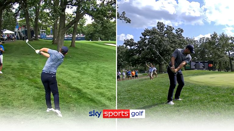 매킬로이, 기막힌 트러블샷에 이은 칩인 버디로 공동 선두…미국PGA투어 PO 2차전 BMW 챔피언십 1R…임성재, 공동12위로 5연속 투어 챔피언십 진출 ‘파란 불’ [동영상]