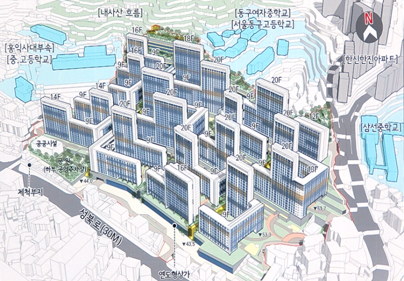 성북1구역 공공재개발 성북 제1구역 주택재개발 정비구역 정보 성북구 공공재개발 Lh공사