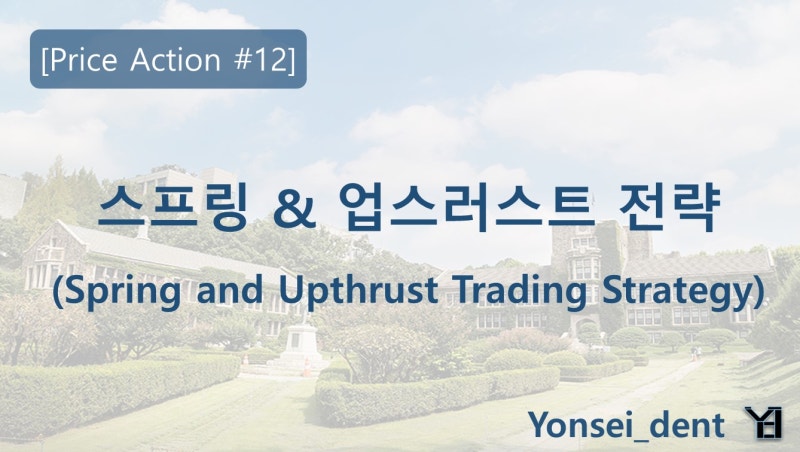 [Price Action #12] 스프링 & 업스러스트 전략 (Spring and Upthrust Trading Strategy)