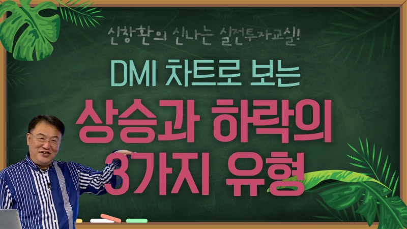 DMI 차트로 보는 상승과 하락 3가지 유형