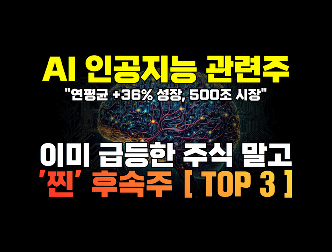 댓글 Ai 인공지능 관련주 주가 전망
