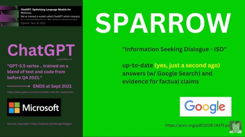[브리핑] ChatGPT, 구글의 반격은 스패로우!
