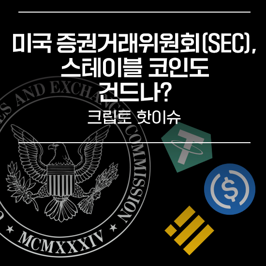 미국 증권거래위원회sec 스테이블 코인도 건드나