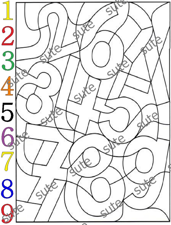 인지활동프로그램 학습지 - 숫자찾기