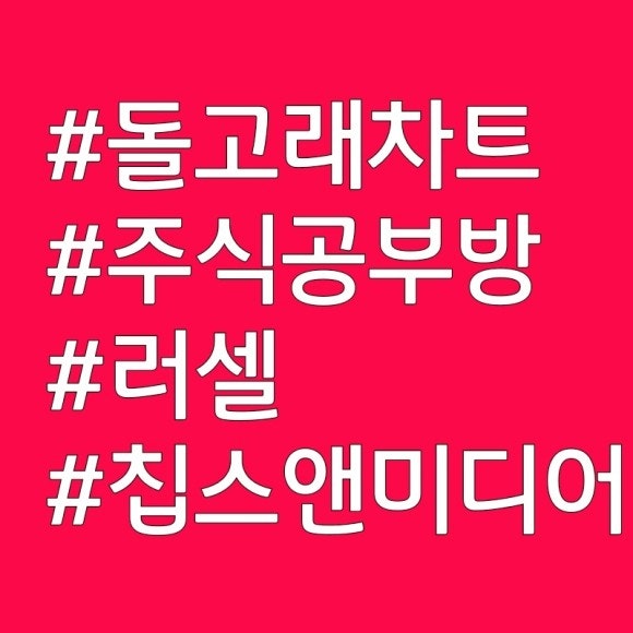 주식공부방 러셀 로봇관련주 칩스앤미디어 자율주행관련주 급등전차트 안정적인 재무