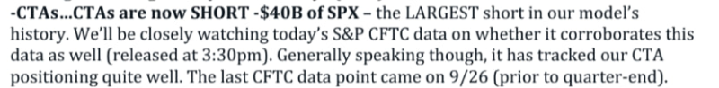 (10/6) CTA Position from Goldman
