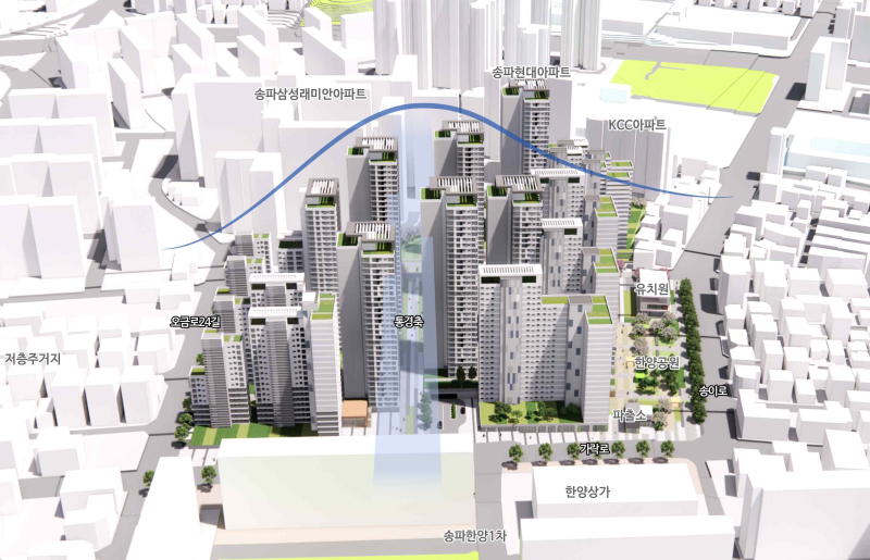 송파한양2차 재건축 송파한양2차아파트 주택재건축 정비구역 정보 송파구 신속통합기획