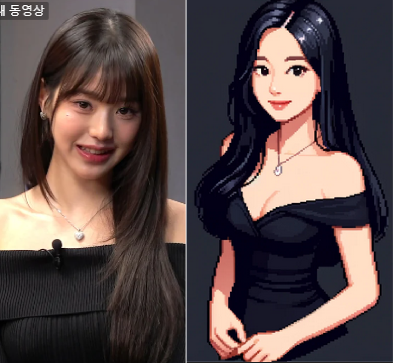 (초초초간단) 챗GPT로 픽셀 아트 만들기 (Feat. 장원영)