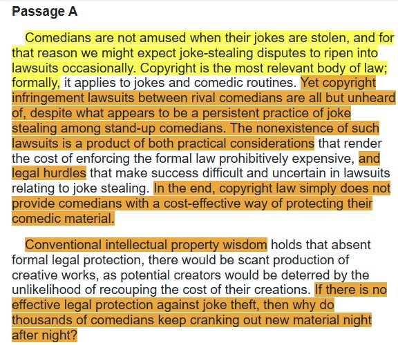 LSAT RC 최적화된 독해법 - 실전 응용 (12): PT 83 - RC 세번째 지문 독해 exercise
