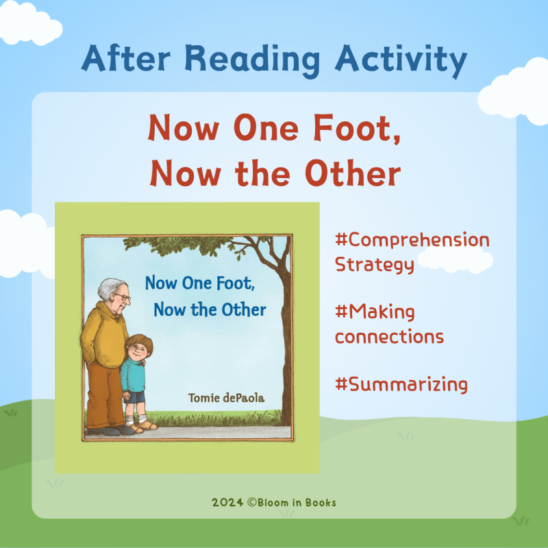 [무료] Now One Foot, Now the Other by Tomie dePaola 독후활동 워크시트 :: making ...