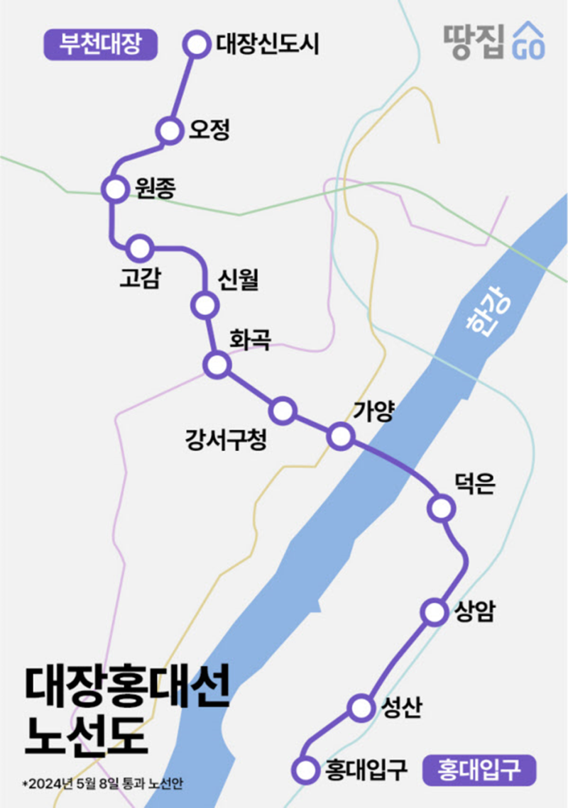 경기도 최대 호재 Gtx 놓쳤으면 주목대장홍대선 수혜단지 5곳