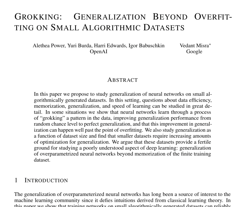 빌 게이츠와 샘 알트먼이 말하는 AI 한계의 돌파구 - 'Grokking 현상'