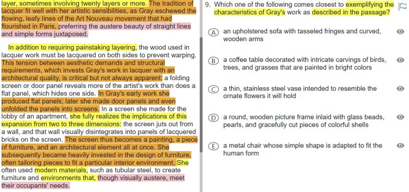 LSAT RC 키워드 위주 독해 Exercise - PT79_Section 4_Passage 2: Q9 정답 단서(source) 체크