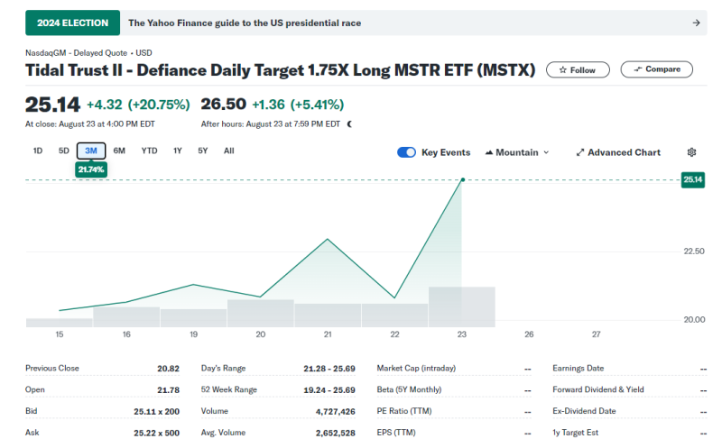 단일종목으로 레버리지를 취한 MSTX ETF의 등장, 개인투자자는 어떻게 접근해야 할까?