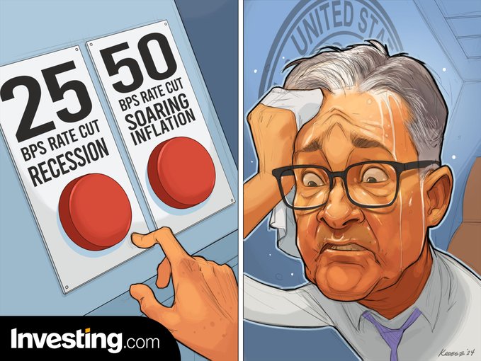 24년 9월 FOMC 금리 결정을 앞두고..25bp?? 50bp??