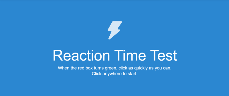 반응속도 테스트 공식 사이트 - 페이커는 150ms