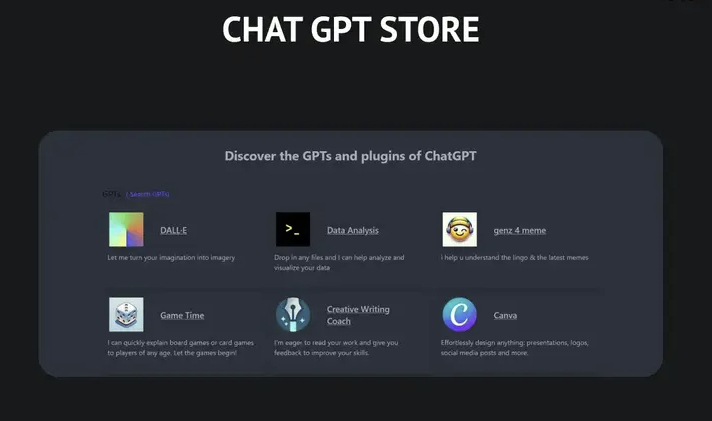 Chat GPT 스토어 출시 임박!