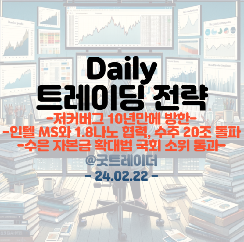 오늘의 단기 관심종목 저커버그 방한 수혜주 투자전략