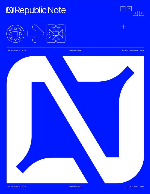 Republic Note - 백서(Whitepaper) 번역