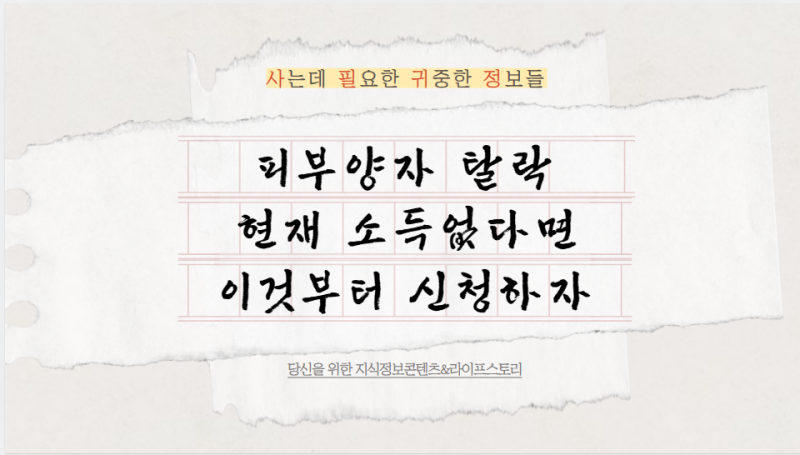 피부양자 자격 상실하고 지역가입자로 전환된다고 안내장이 왔을 때 가장 먼저 해야 할 것은