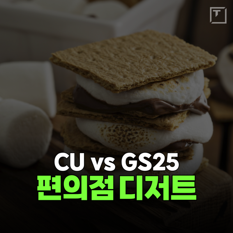 CU vs GS25 편의점 디저트 전쟁 : 스모어 초콜릿의 승자는? (텍스트로 분석한 성공 요인)