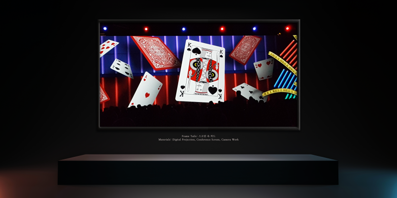 Cards on the screen