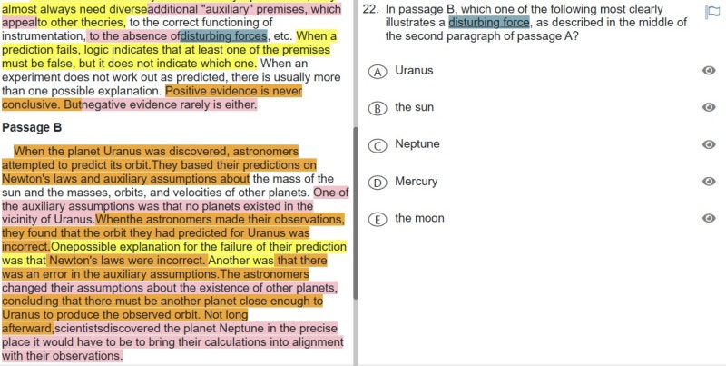 LSAT RC 키워드 위주 독해 Exercise - PT144_Section 1_Passage 4: Q22 정답 단서 ...