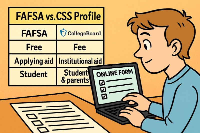 FAFSA·CSS Profile 2025-26 유학생 신청 가이드 – 장학금 받는 법, 서류·일정 완전 정리!