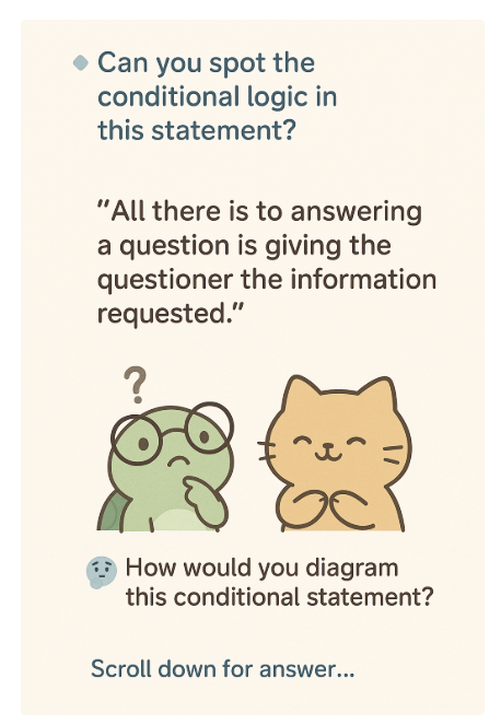 하루 1분 Logic: Conditional Diagram Exercise