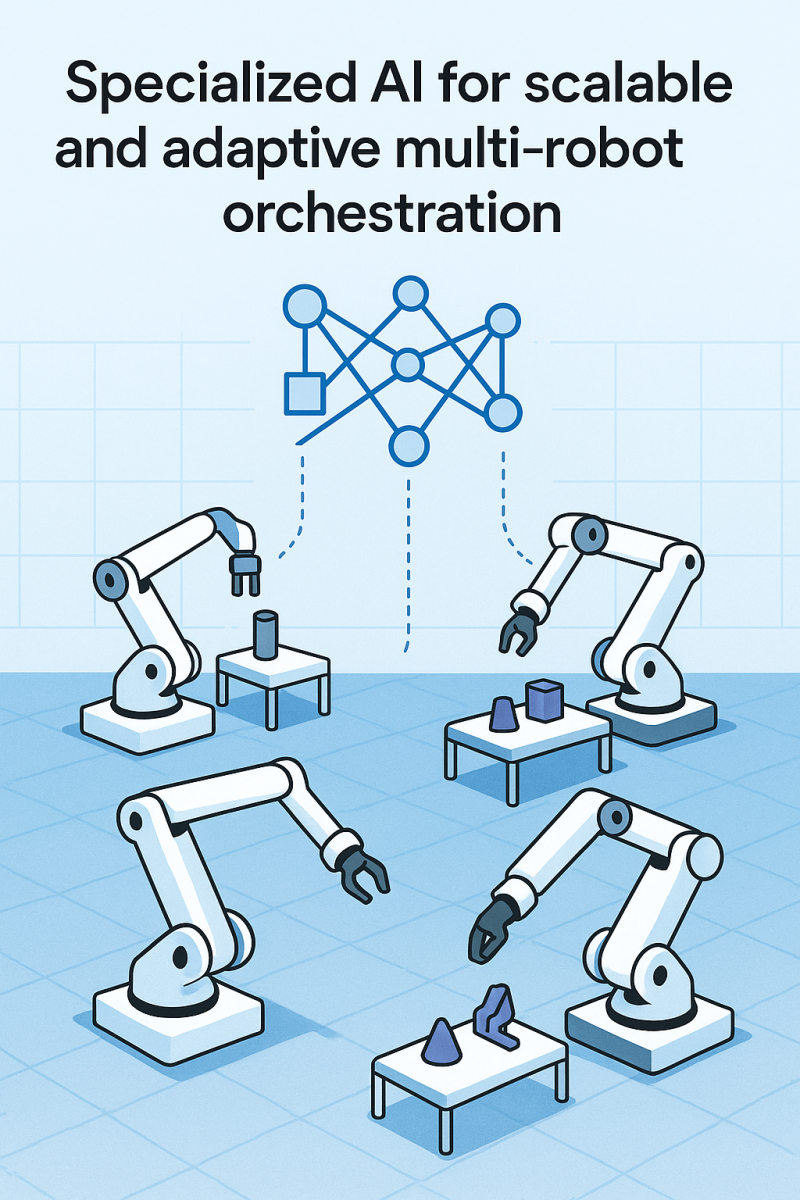 구글 딥마인드의 RoboBallet: 여러 대의 로봇을 통합 관제하는 오케스트레이터 AI