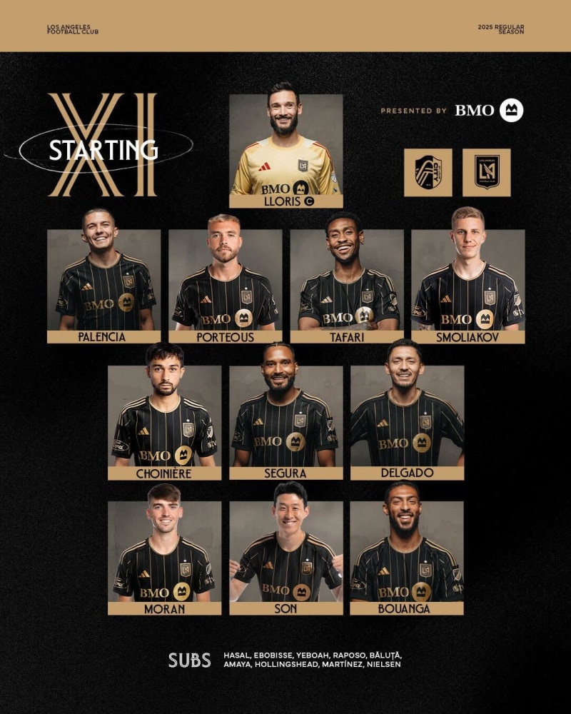 손흥민 선발 - LAFC 세인트루이스 원정 승률 55%