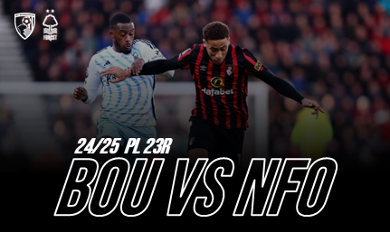 [승부 예측] PL 23R 본머스 vs 노팅엄:유로파를 넘어 챔스권까지 (?) 도전하는 예상외 상위권 대결