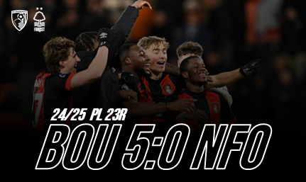 [분석 리뷰] PL 23R 본머스 vs 노팅엄: 파죽지세 본머스, 5골 몰아치며 다크호스 노팅엄 격파!