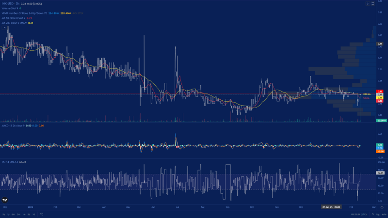 INX - Chart 분서 (2025년 2월12일)