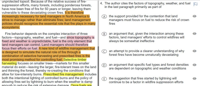 LSAT RC 키워드 위주 독해 Exercise - PT147_Section 3_Passage 1: Q4 정답 단서(source) 체크