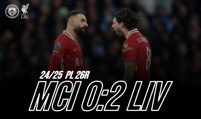 [분석 리뷰] PL 26R 맨시티 vs 리버풀: 맨시티 상대 더블 리버풀, 우승 가시권 돌입!