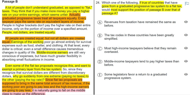 LSAT RC 키워드 위주 독해 Exercise - PT147_Section 3_Passage 4: Q24 정답 단서 ...