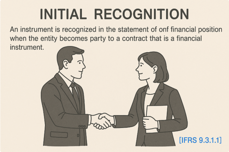 [IFRS Shorts 1] KIFRS1109, 금융상품의 최초 인식(Initial Recognition)