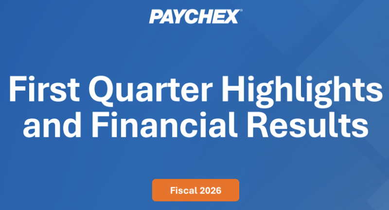 [26Q1 실적] 페이첵스(PAYX) - 매출 17% 성장했지만, 자세히 봐야 보이는 주가 하락의 이유