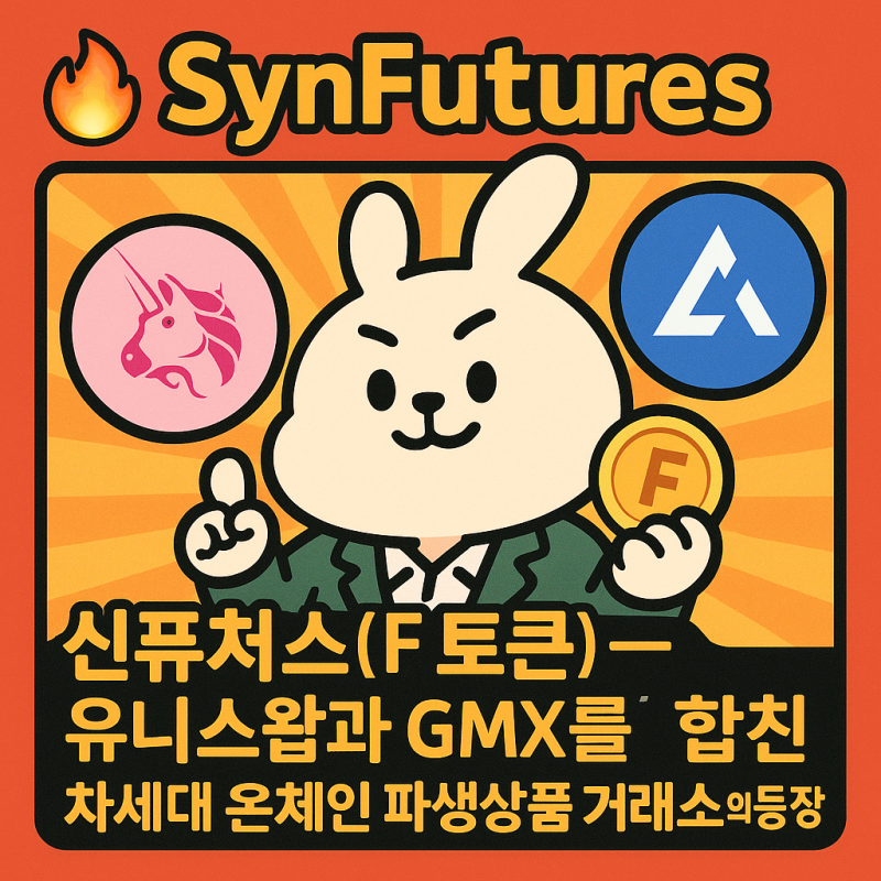 🔥 SynFutures “신퓨처스(F 토큰) — 유니스왑과 GMX를 합친 차세대 온체인 파생상품 거래소의 등장”