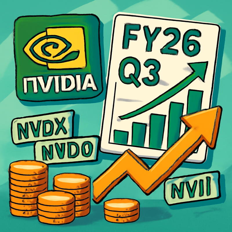 엔비디아 3분기 실적 리뷰와 월가 반응 – NVDX, NVDQ, NVII ETF