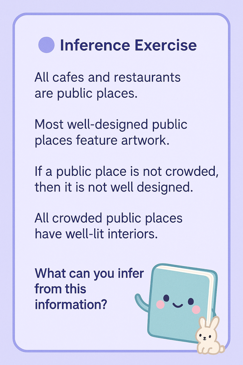 하루 1분 Logic: Inference exercise