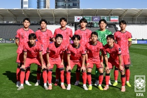 한국 U23, 이란 U23과 0-0 무승부