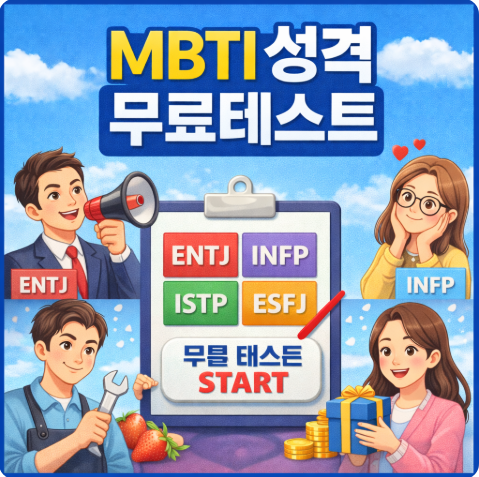 엠비티아이 검사 무료 테스트 16 링크 ( MBTI 검사 무료 )